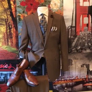 Adolfo Suits & Blazers | Super 120s Plaid Sport Coat 42 Long | Poshmark